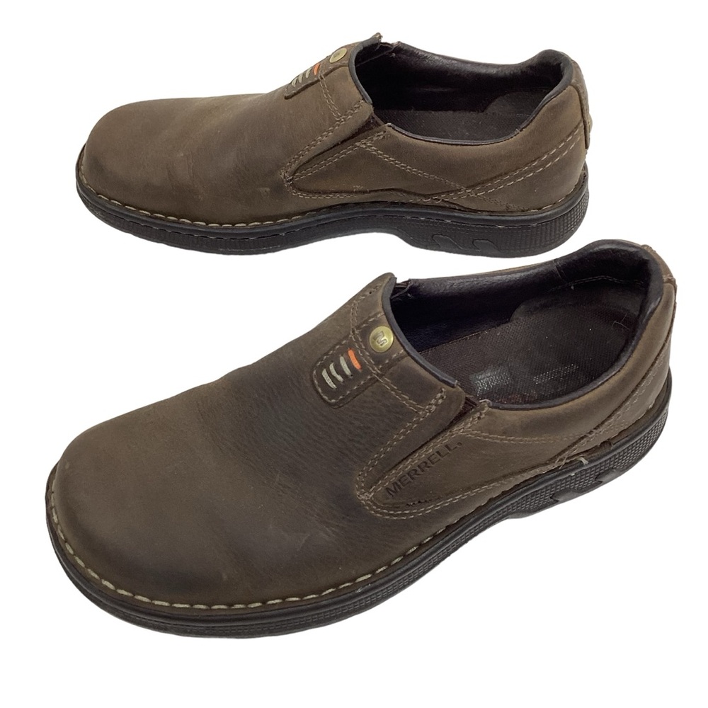 Merrell World Legend Nubuck Leather Slip On Shoes Bro… - Gem